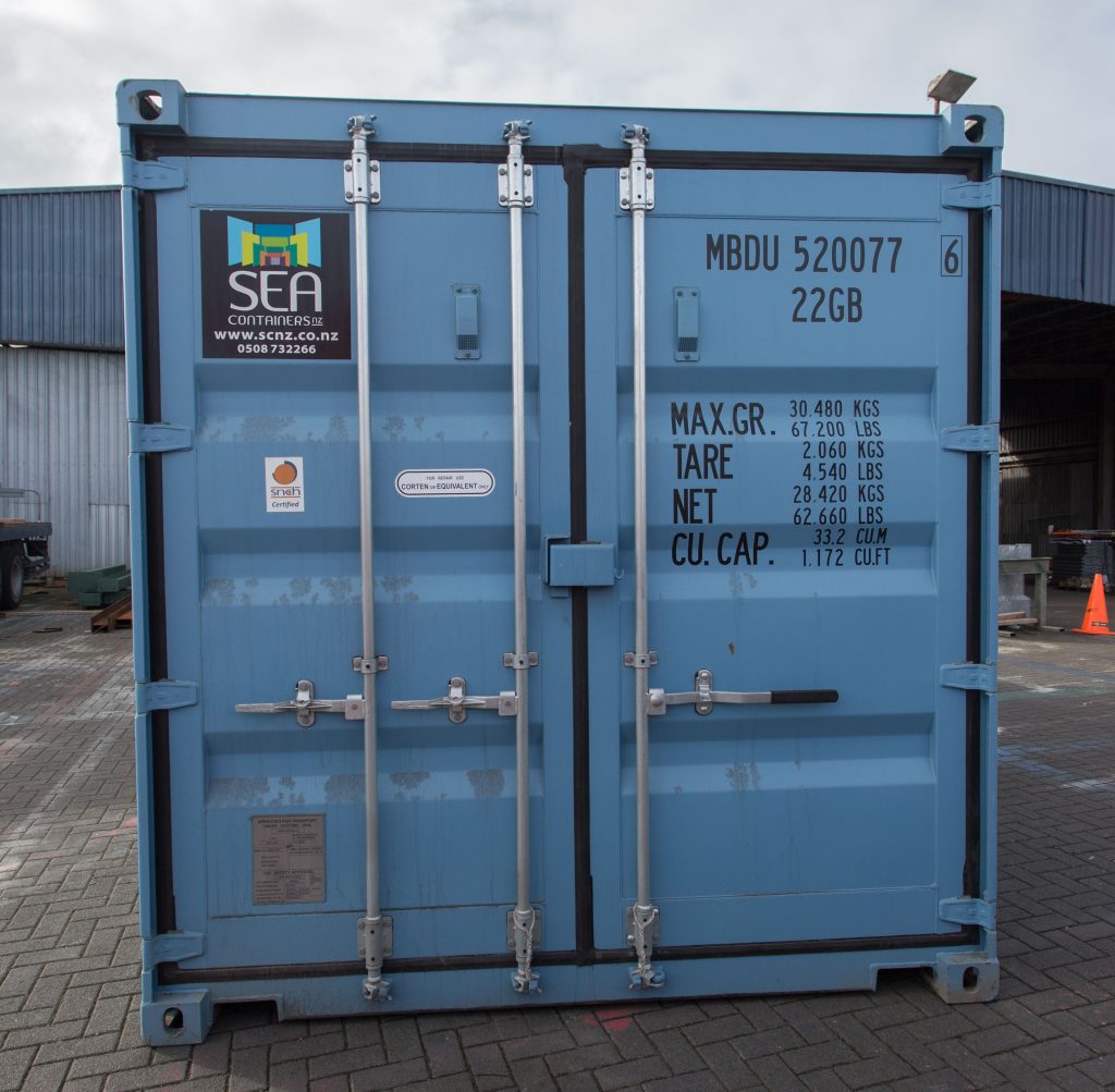 Shipping Container 20FT- Duck Egg Blue - SEA Containers NZ
