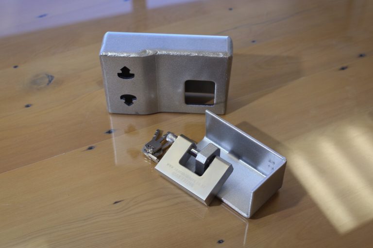 Shipping Container Weld On Lock box - SEA Containers NZ