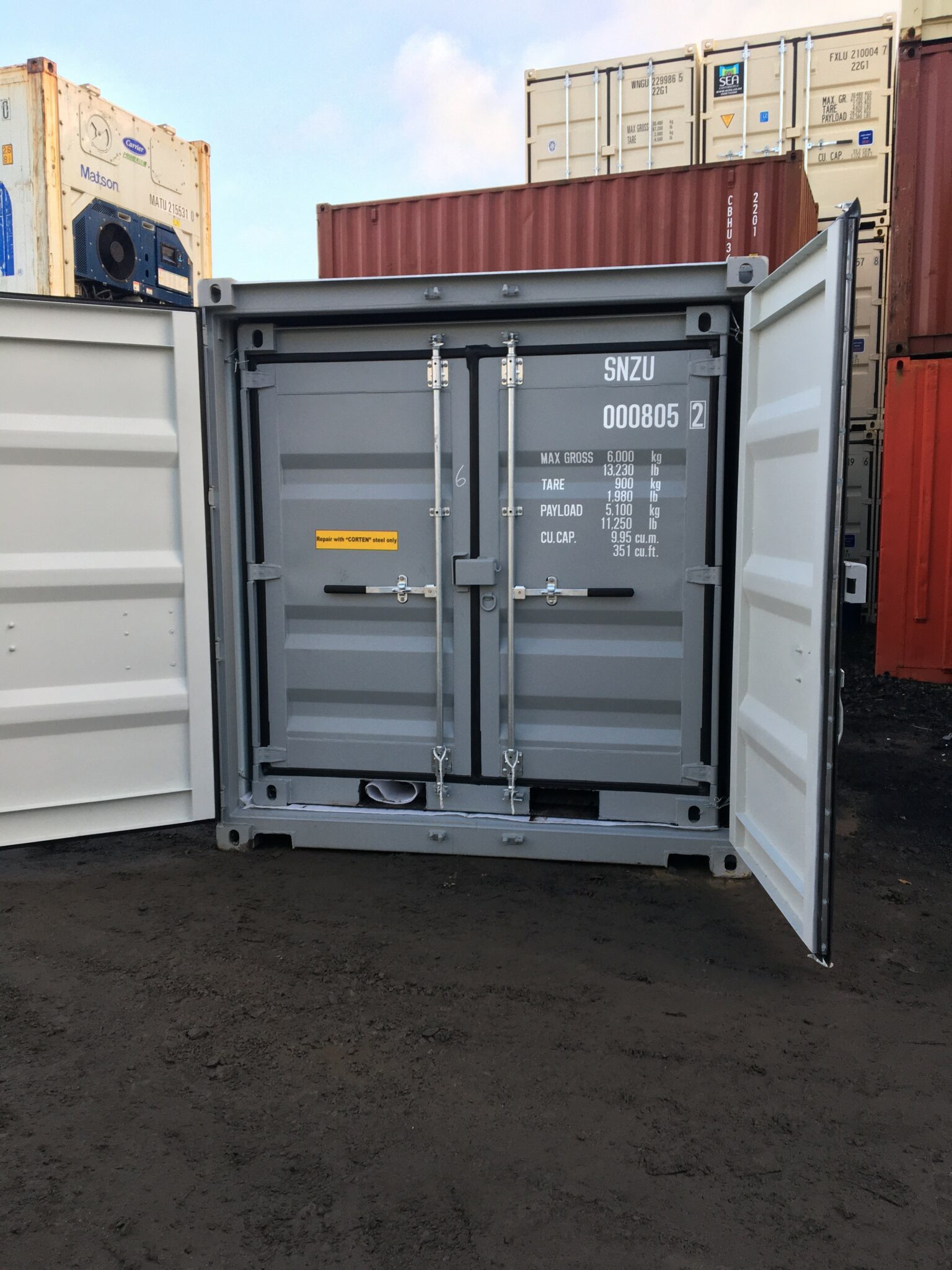 8FT Shipping Container – A Grade Container - SEA Containers NZ