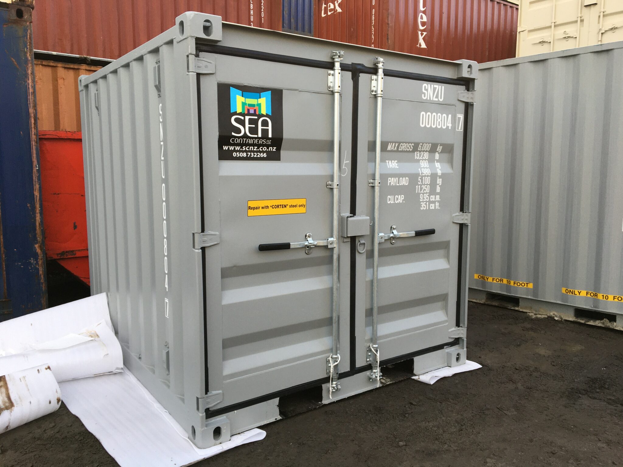 8FT Shipping Container – A Grade Container - SEA Containers NZ