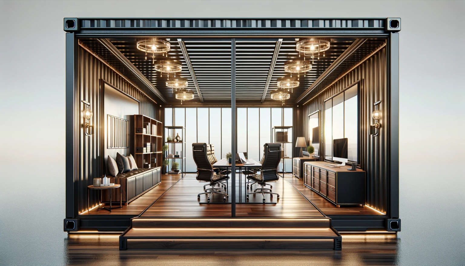 Modified Shipping Container Office NZ - SEA Containers