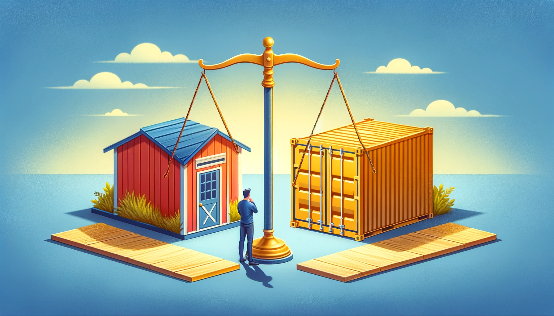 Shipping Container vs Shed - SEA Containers